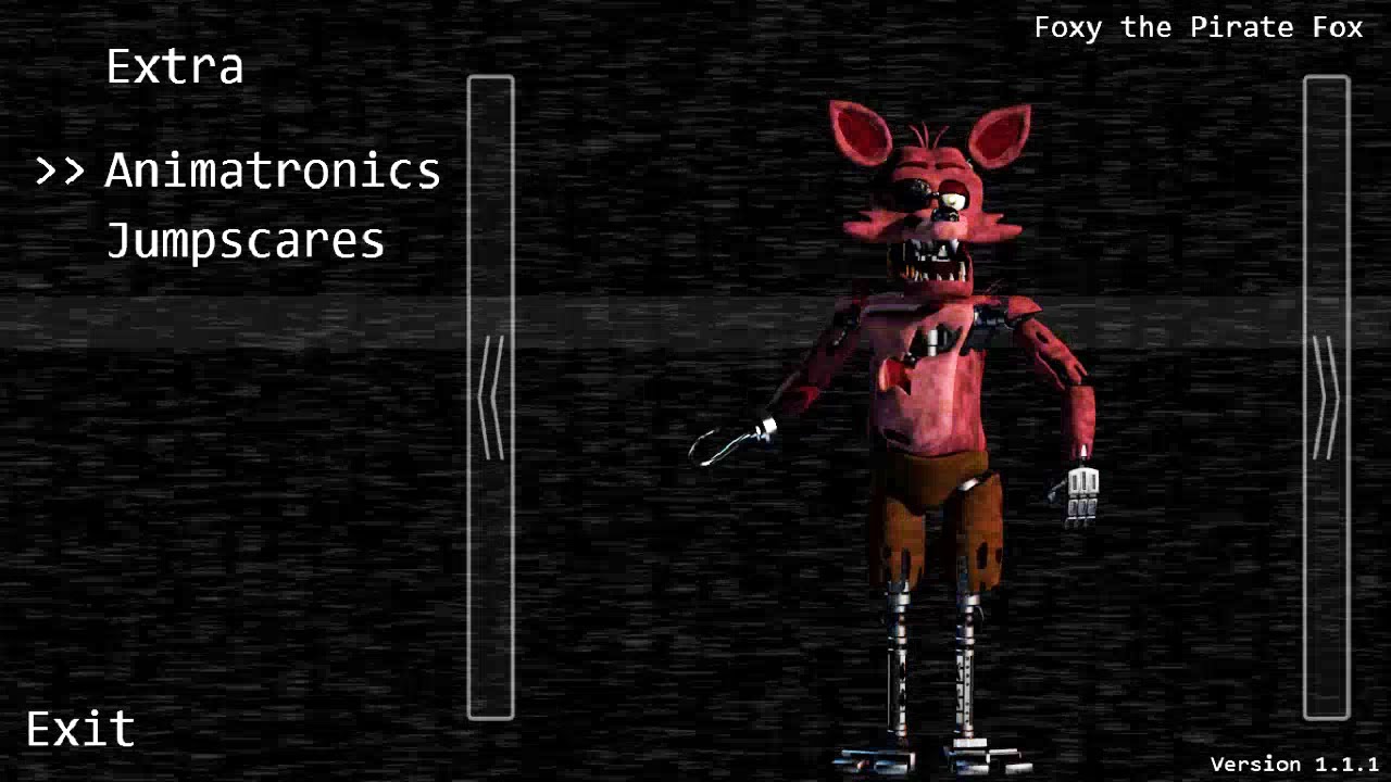 FNAF 1 Custom made Extras menu - YouTube