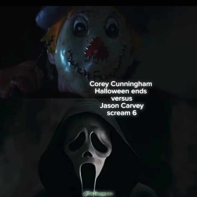 Corey Cunningham vs Jason Carvey #scream6#halloweenends2022#edit #video ...