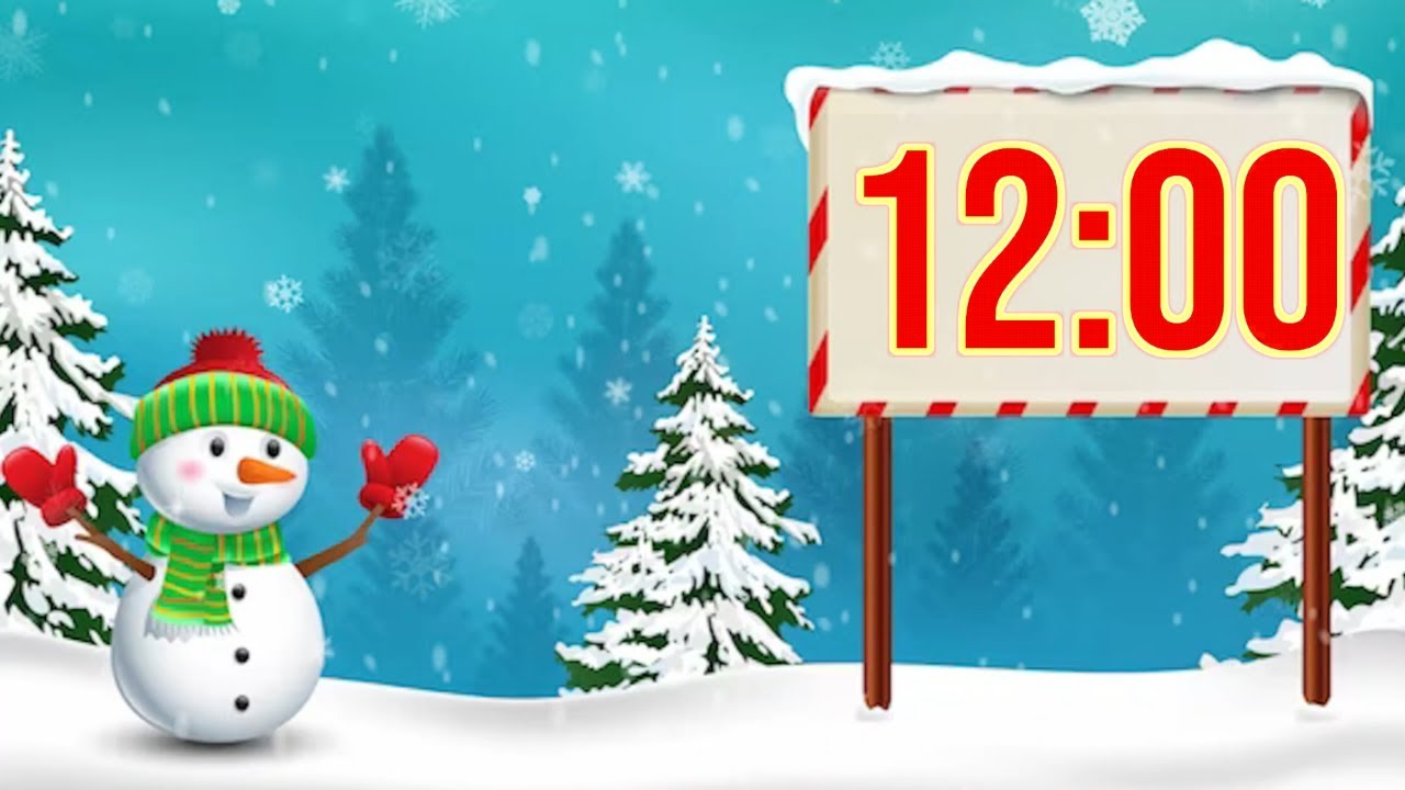 12 minute timer winter with music and alarm🎵⏰ - YouTube Music
