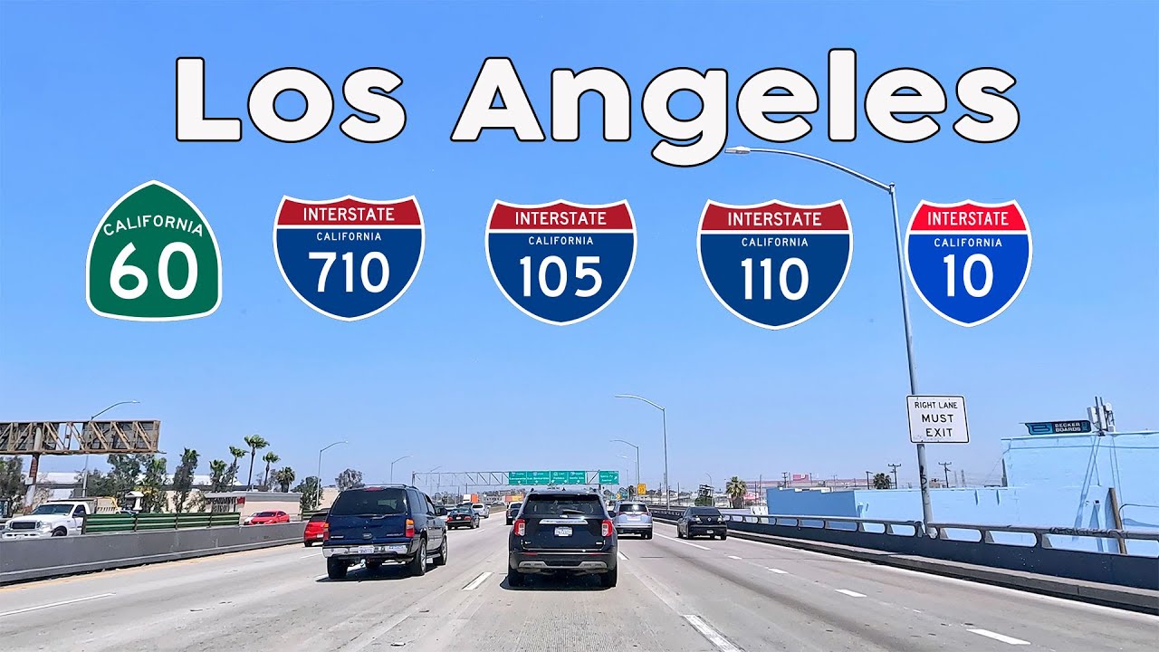 Exploring LA's Freeways: A Drive Along Interstate 710, 105, 110, 10 ...
