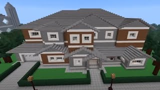 Minecraft Maison Moderne Dans Une Montagne By Makapuchii | Ventana Blog