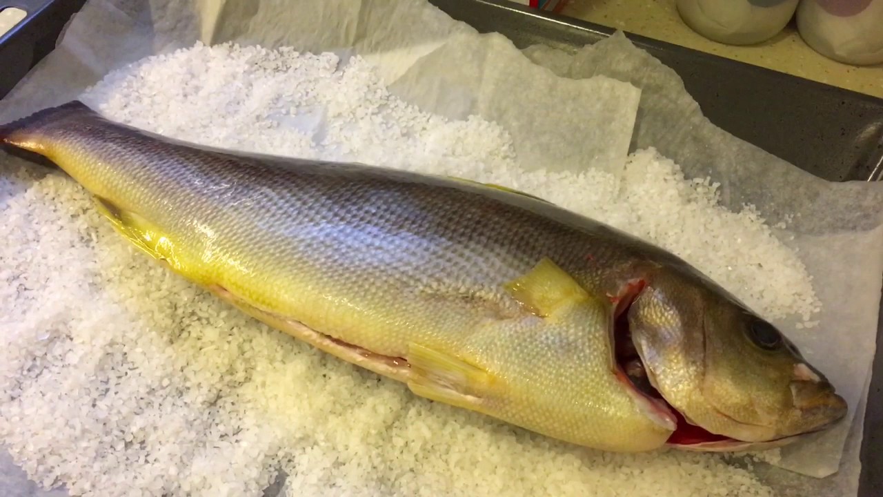 How to cook a snapper in a salt crust - YouTube
