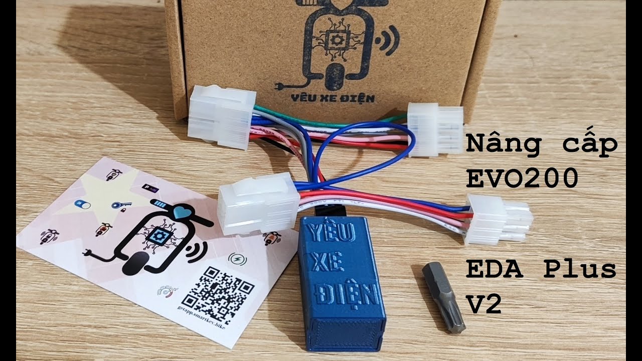 10 phút lắp đặt EDA Plus V2 cho #EVO200 - YouTube