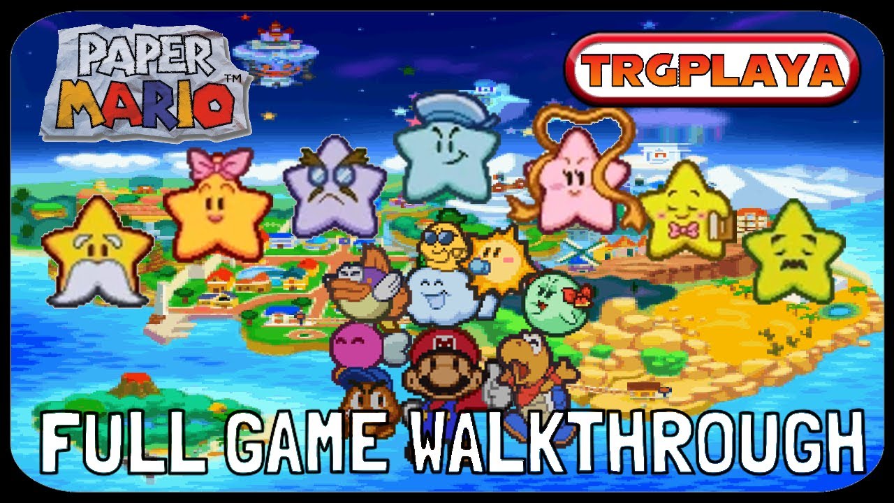 Paper Mario - Full Game Walkthrough (1080p) - YouTube