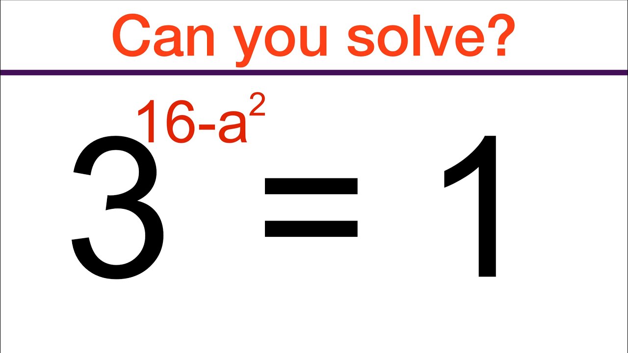 Nice Exponential Equation | Exponential Equation | Solving Exponential Equation - YouTube