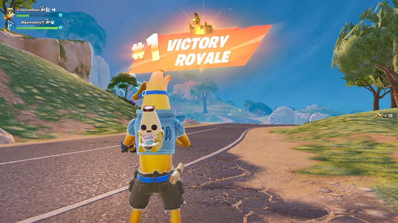 Fortnite Battle Royale Duos Victory Royale game (Chapter 5 Season 2 ...