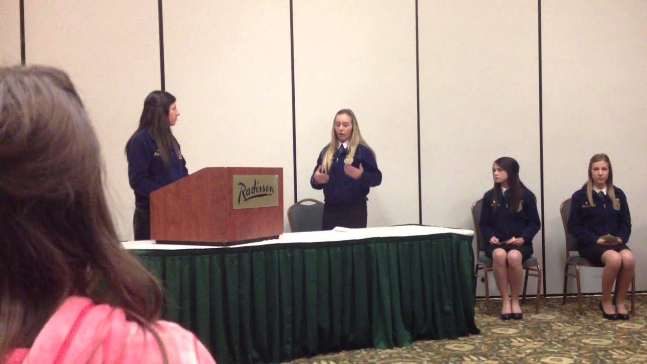 Clovis FFA State Parli Pro Round 1 - YouTube