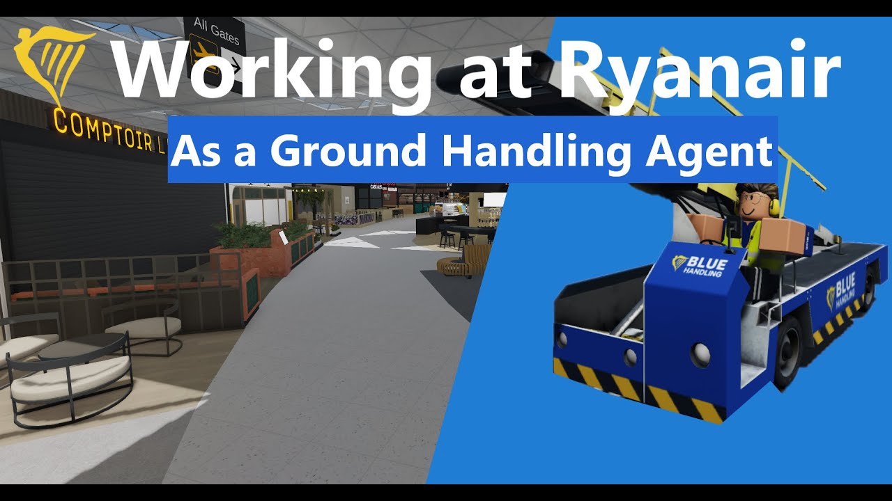 Working at Ryanair as a Ground Handling Agent - YouTube