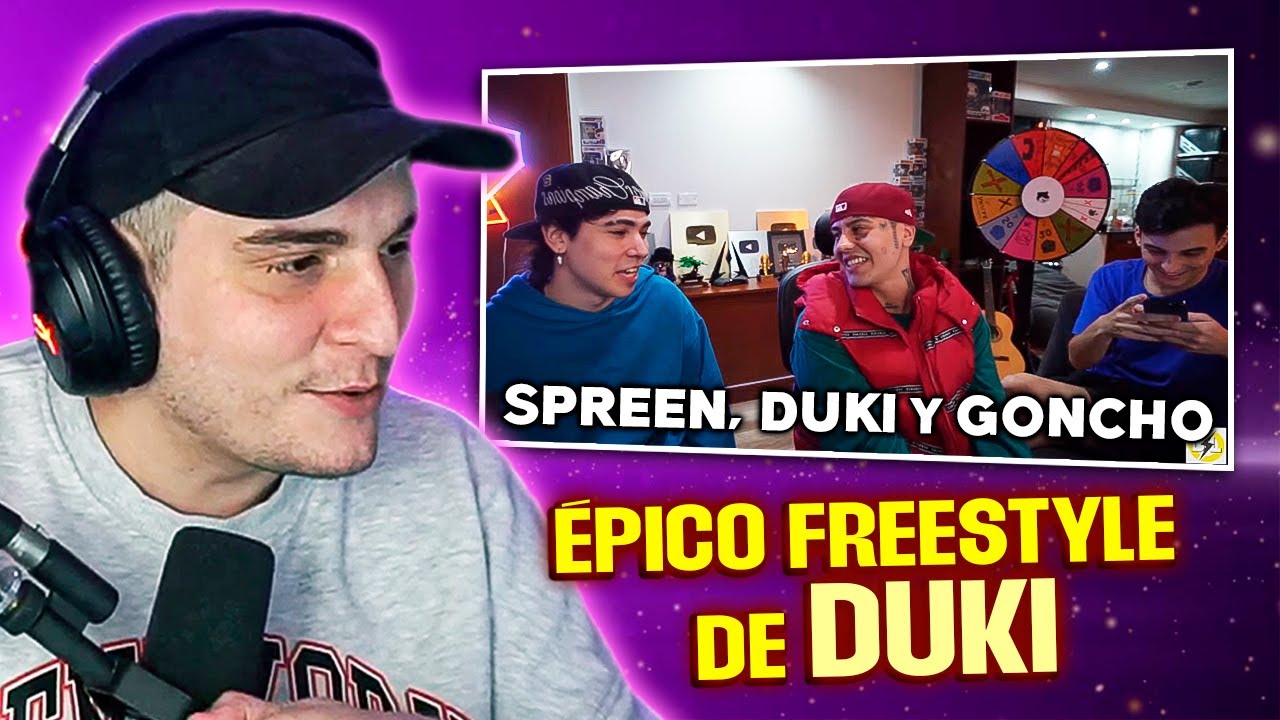 KHAN REACCIONA a SPREEN, DUKI y GONCHO en STREAM 🔥 FREE ÉPICO de DUKI ...