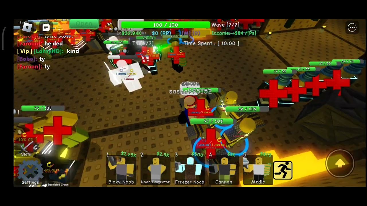 Noob Tower Defense. The True Attack (alt) gameplay with owner - YouTube