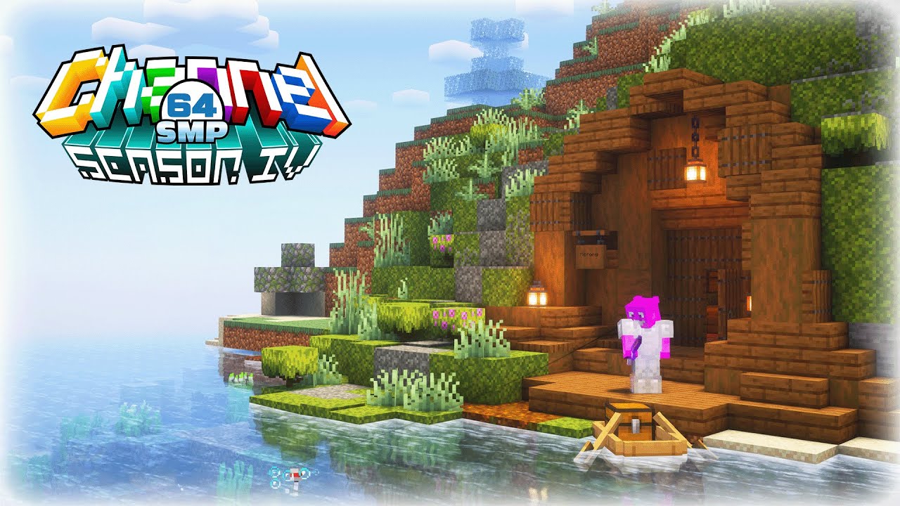 Cozy Cave Starter Base Build | Minecraft Survival - Channel 64 SMP ep 1 ...