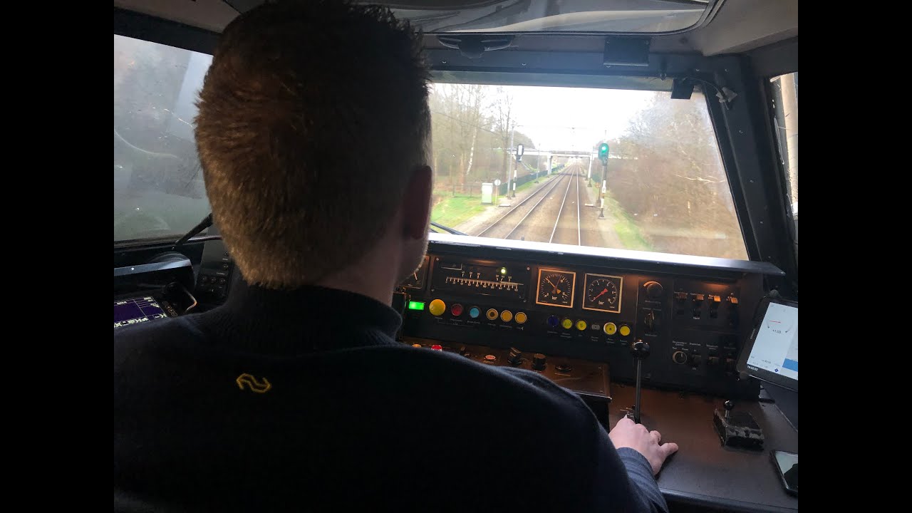 Rij mee met de NS Machinist in de treincabine ! ( 4K ) - YouTube