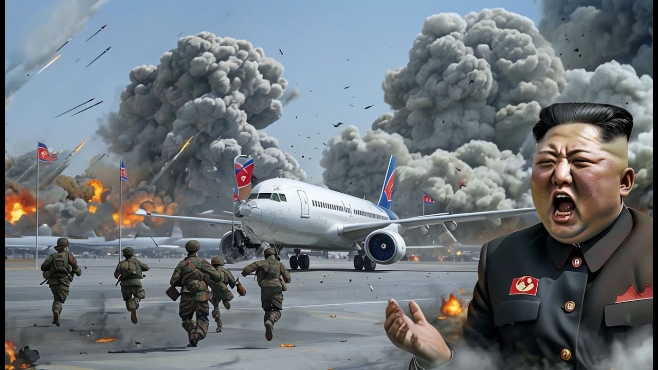 Kim Jong Un Angry! North Korea's International Airport Destroyed by US ...
