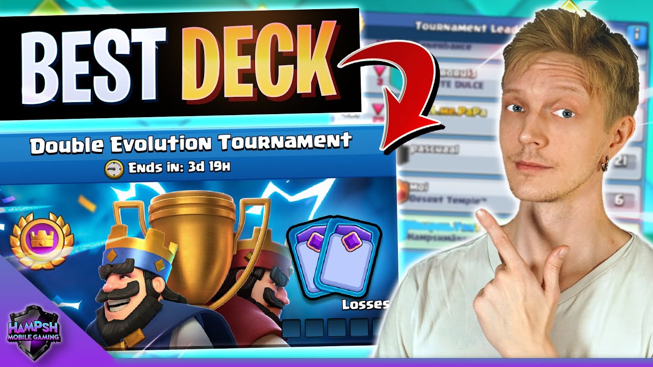 The BEST Deck for the Double Evolution Challenge in Clash Royale 🔥 ...