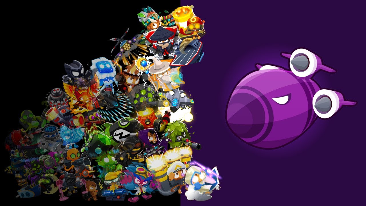 All Tier 5 Of Every Monkey Tower VS BAD | BTD6 - YouTube