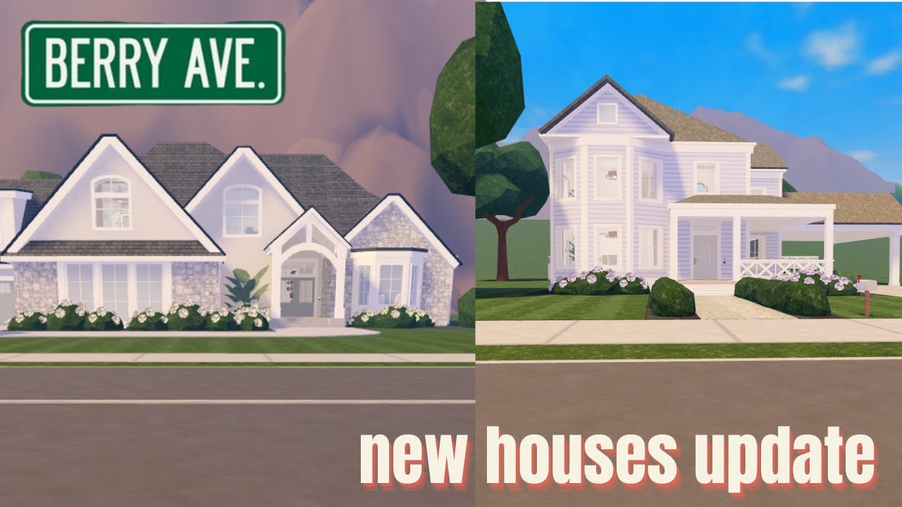 BERRY AVENUE NEW HOUSES UPDATE! // Berry Avenue (Roblox) - YouTube