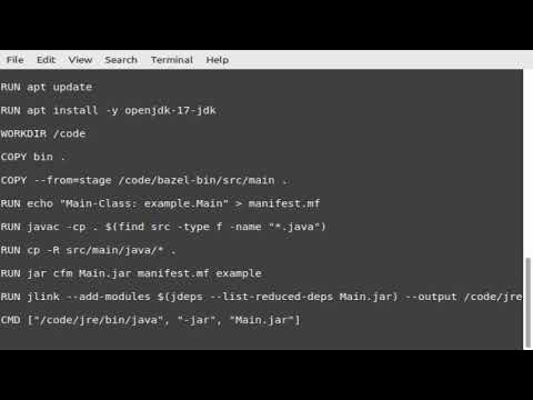 Programming {{ java jlink bazel }} hello world - YouTube