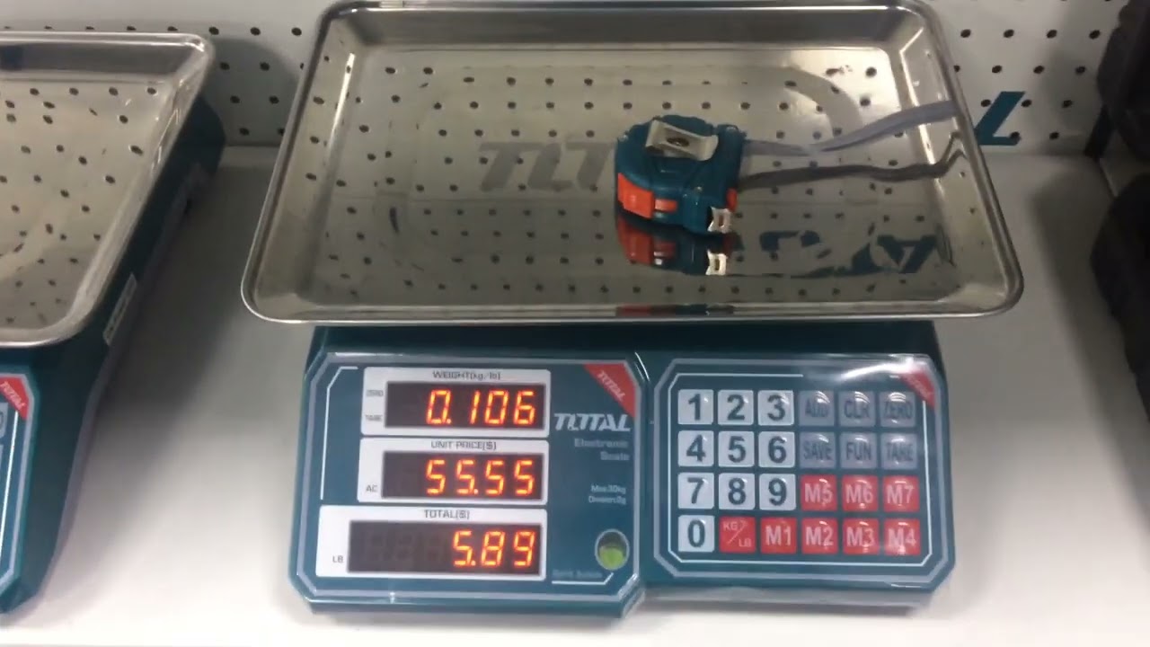 Total Electronic Scale model Tesa3301 - YouTube