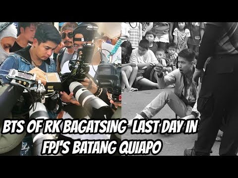 RK Bagatsing BEHIND THE SCENE Sa KANYANG LAST DAY TAPING Sa FPJ'S ...
