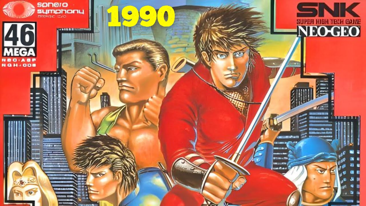 Ninja Combat // 1990 Neo Geo Beat 'em up Arcade Version // FULL GAME ...
