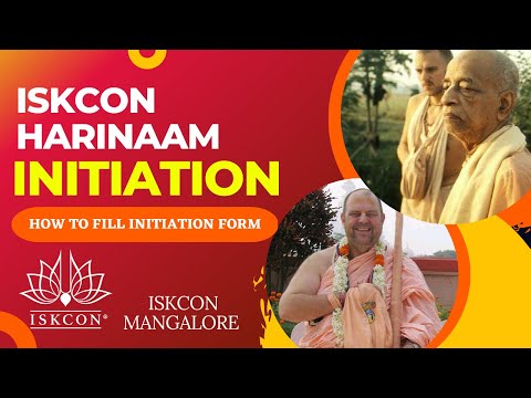 ISKCON HARINAM INITIATION || How to fill initiation form || ISKCON ...