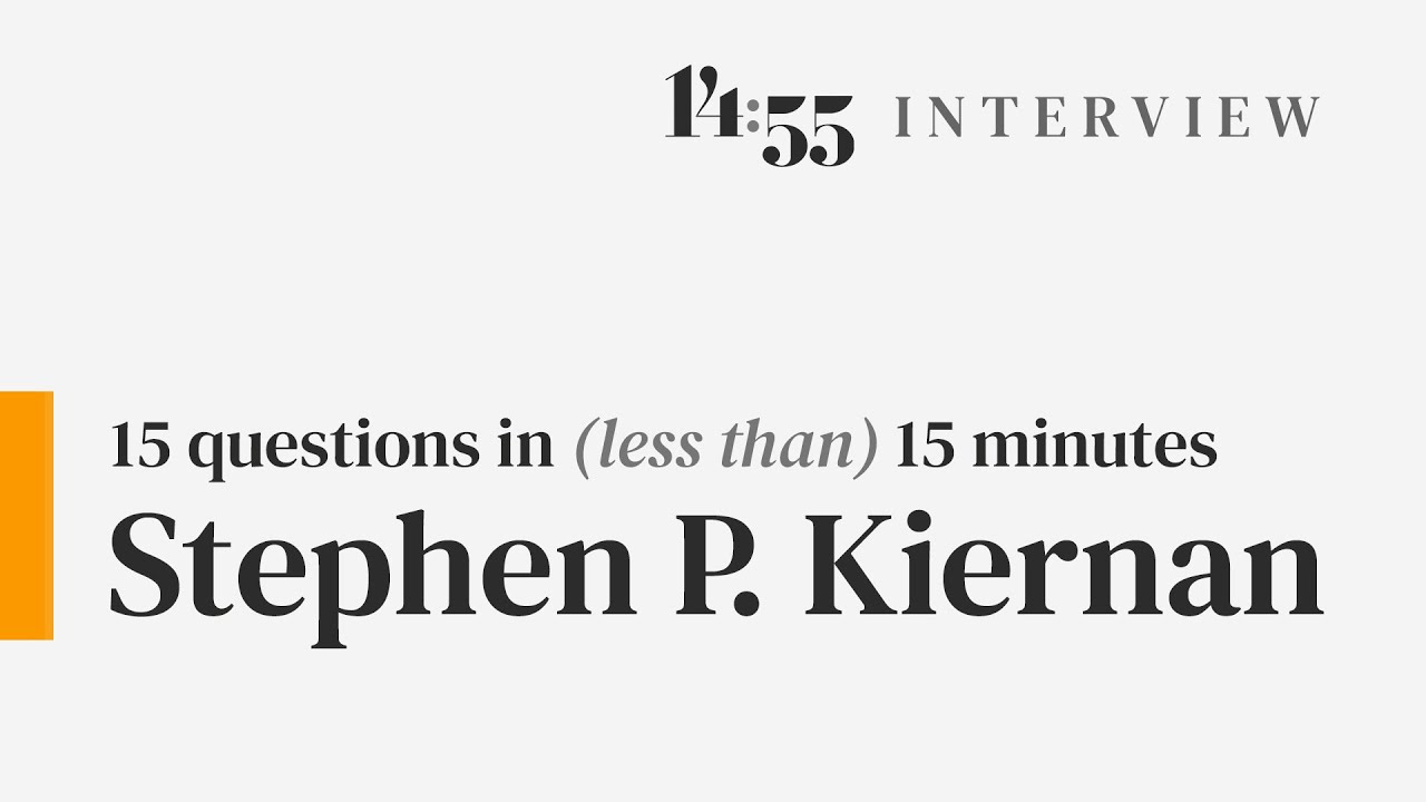 The 14:55 Interview with Stephen P. Kiernan - YouTube