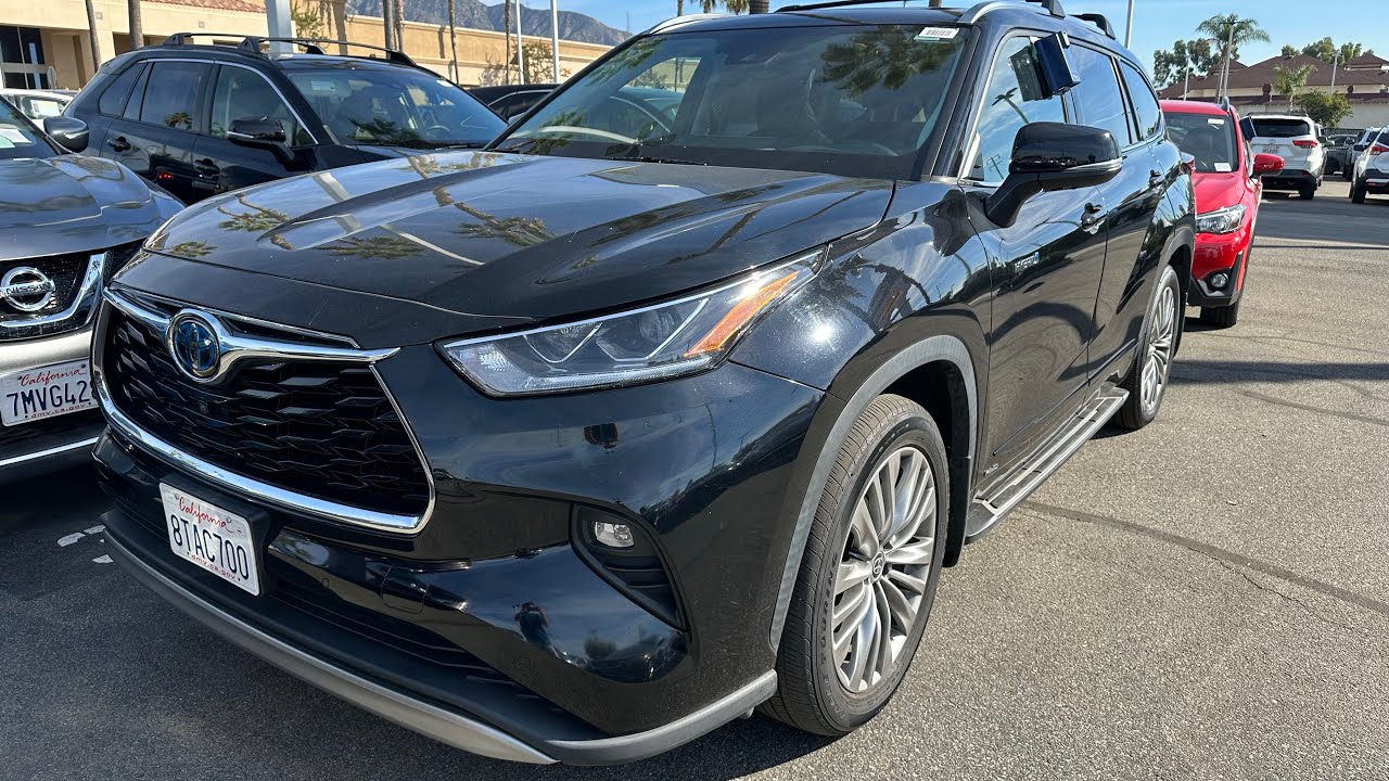 2021 Toyota Highlander Hybrid Platinum AWD Horn - YouTube