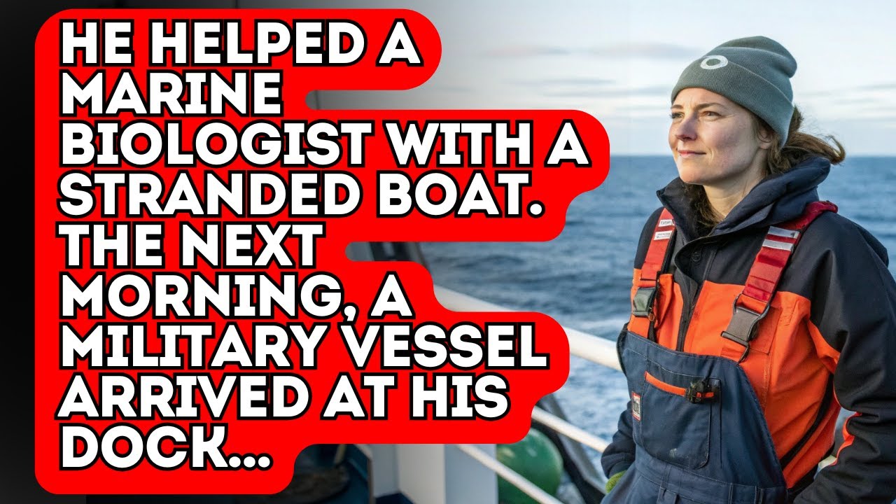 Aiding a marine biologist with a stranded boat, he woke to a military ...