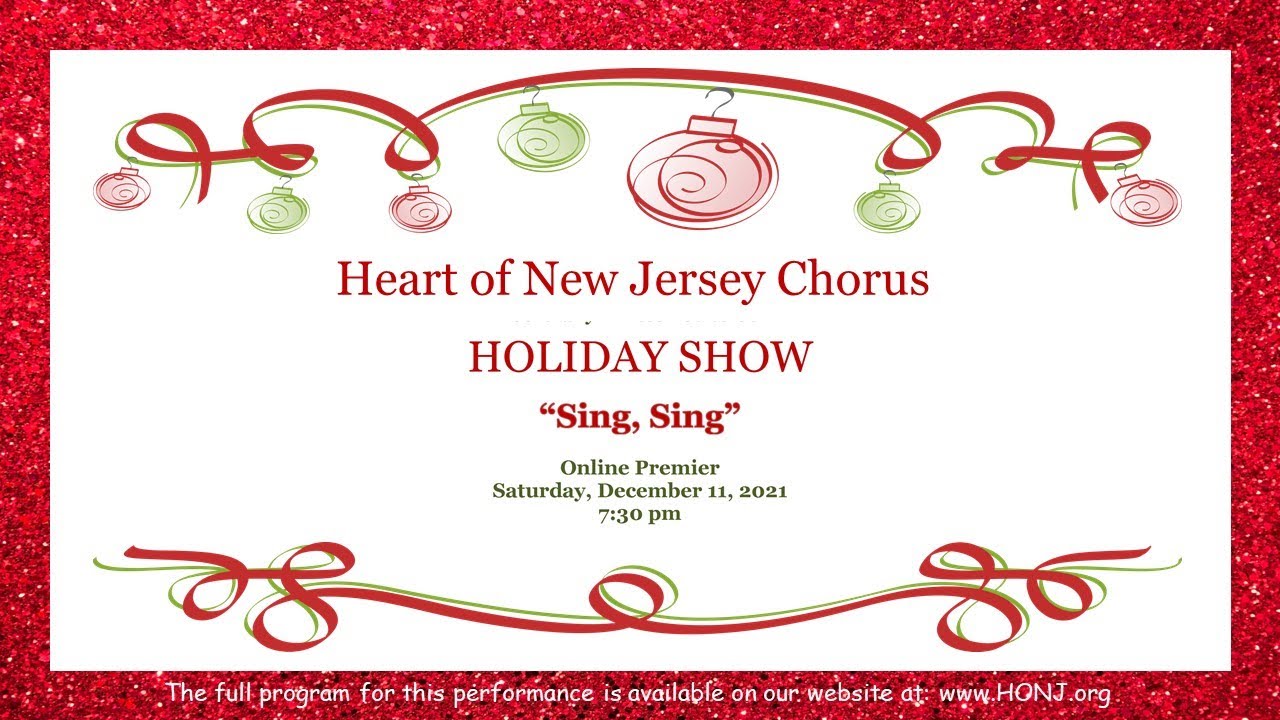 HONJ Holiday Show - "Sing, Sing" - YouTube
