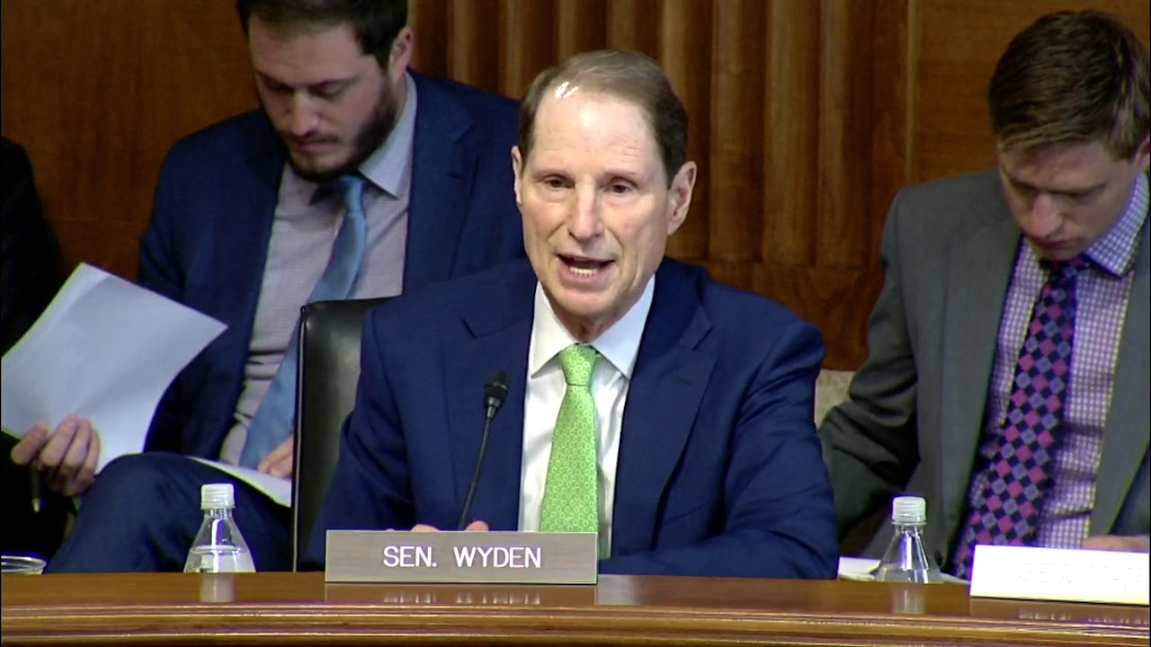 Wyden Presses Interior Solicitor General Nominee On “non Existent Record Of Ethics Enforcement