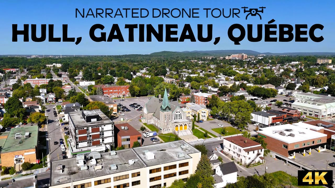 ⚜️ Spectacular 4K Drone Views Over Hull, Gatineau, Québec 🇨🇦 | DJI Mini ...