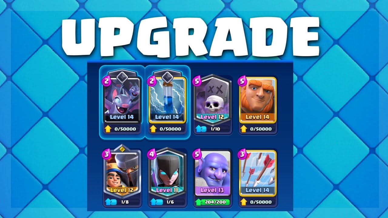 Giant Graveyard Deck Upgrade Guide Clash Royale - YouTube