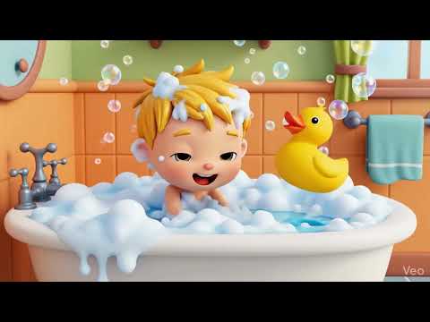 Banyo Şarkısı | Eğlenceli Çocuk Vokalli Bath Time Song 🚿🛁🧼