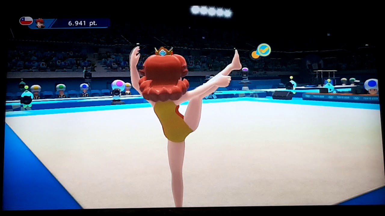 Mario & Sonic Tokyo 2020 Gymnastics #26 (Daisy) - YouTube