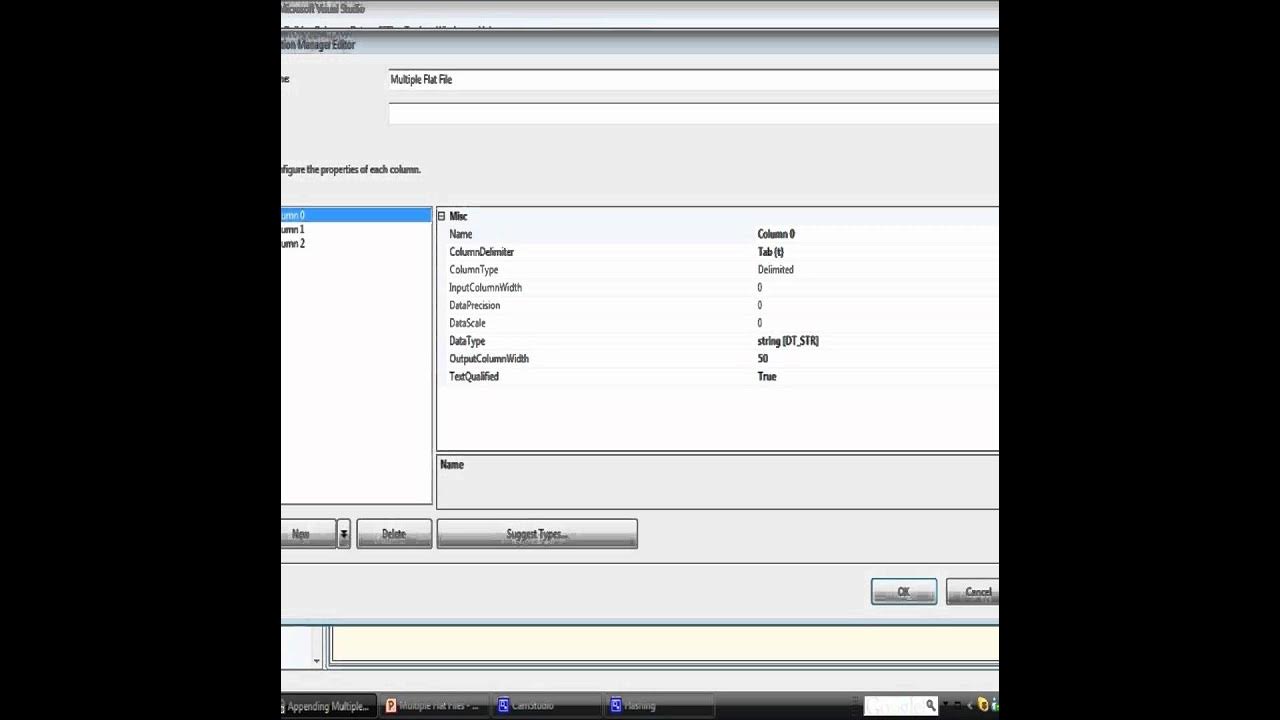 Using The Multiple Flat Files Connection Manager To Import Multiple