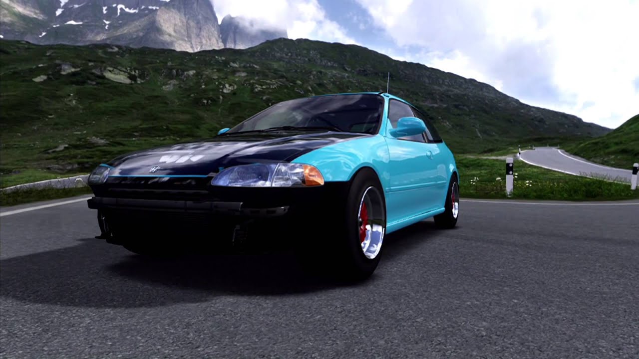 Forza 4 Mods - 8 Second Civic Drag - YouTube