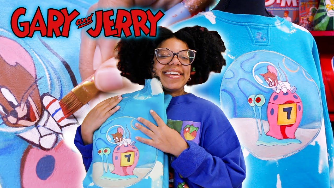 Painting a Gary and Jerry Jumper for Noah Grossman - YouTube