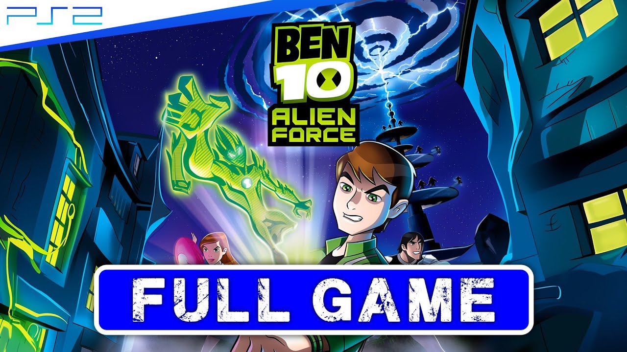Ben 10: Alien Force (PS2) - Full Game Walkthrough Gameplay (1080P) - No ...
