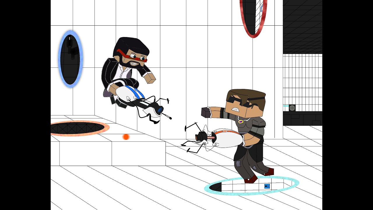 Speed Art: Skydoesminecraft Verses CaptainSparklez - YouTube