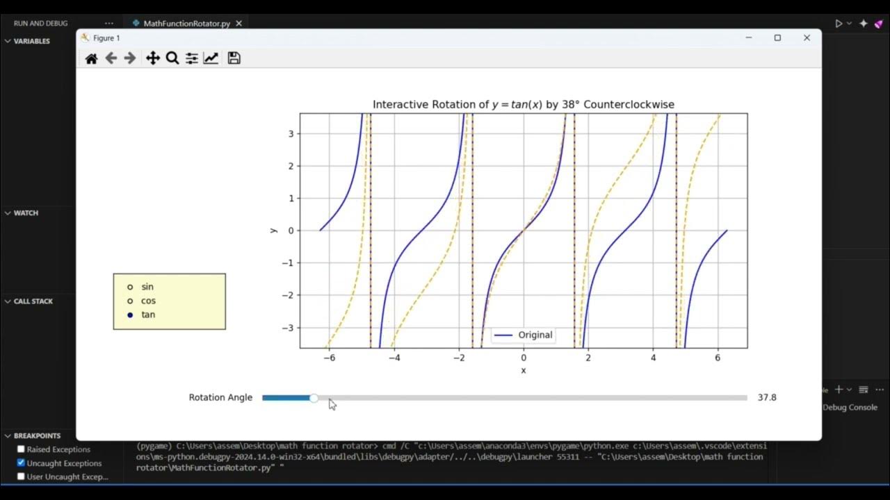 Interactive Trigonometry: Rotate Math Functions in Real-Time - YouTube