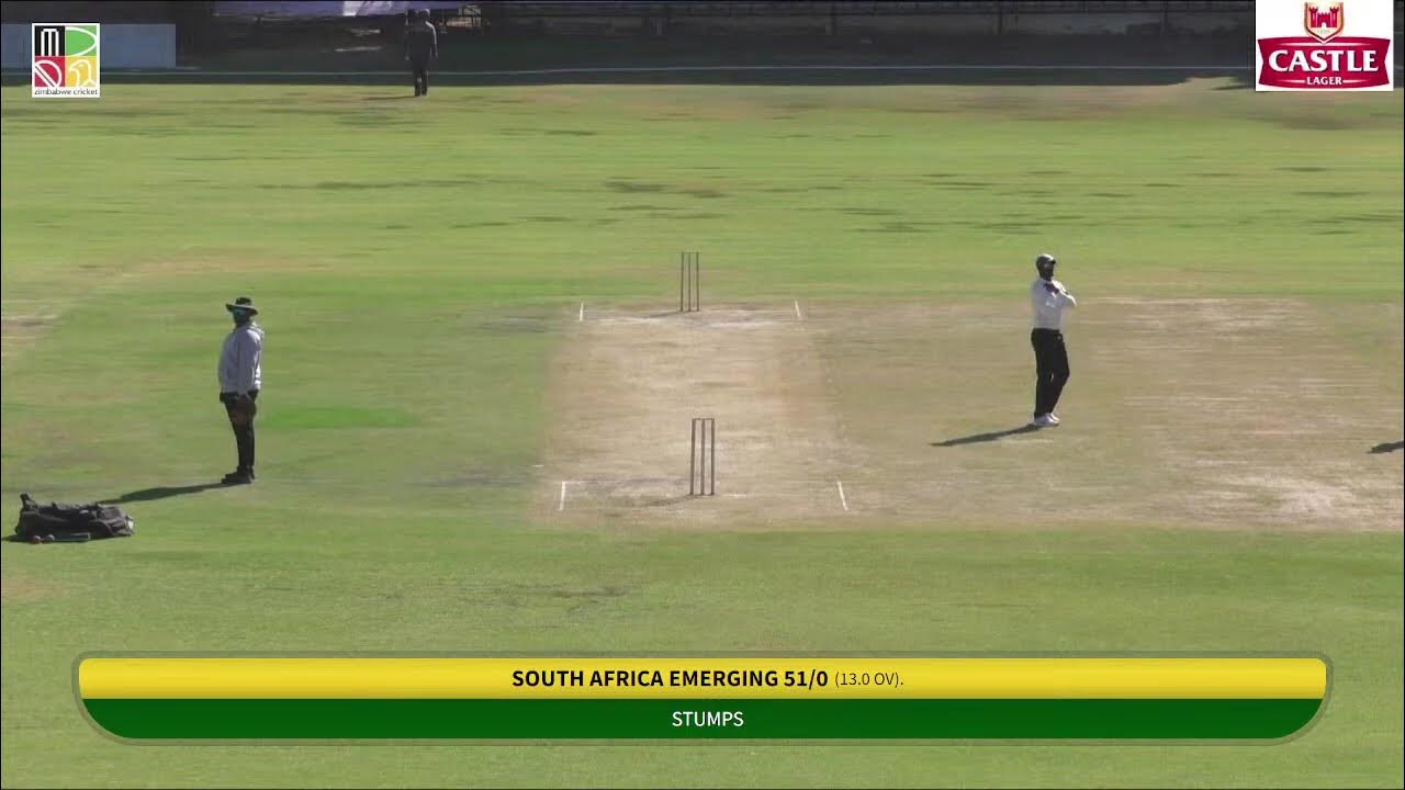 Zimbabwe Emerging vs SA Emerging - 1st 4 Day Match - Day 2 - YouTube
