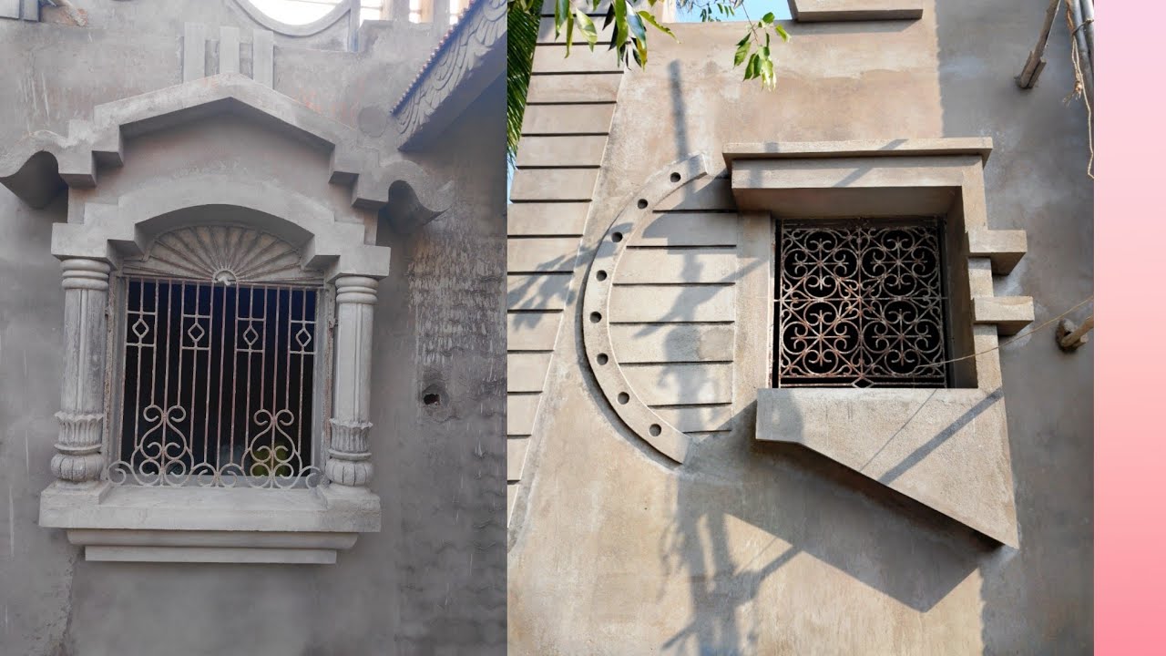 window design cement - YouTube