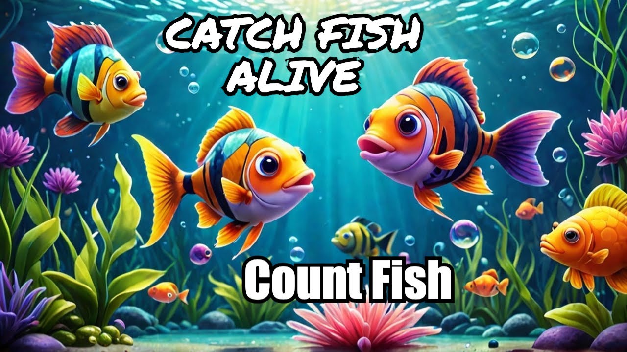 Counting Fish | 20 Little Fish | Nursery Rhymes | 1 2 3 4 5 once i ...