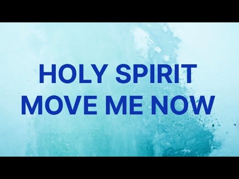 Holy Spirit Move Me Now - lyric video - Andre Steele - YouTube