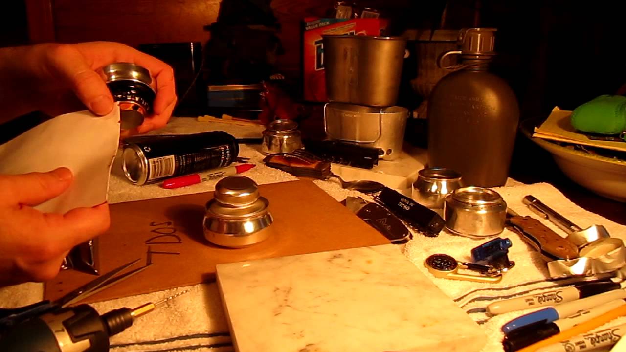 How to Make a Trangia Alcohol Stove (monster can) Easy - YouTube