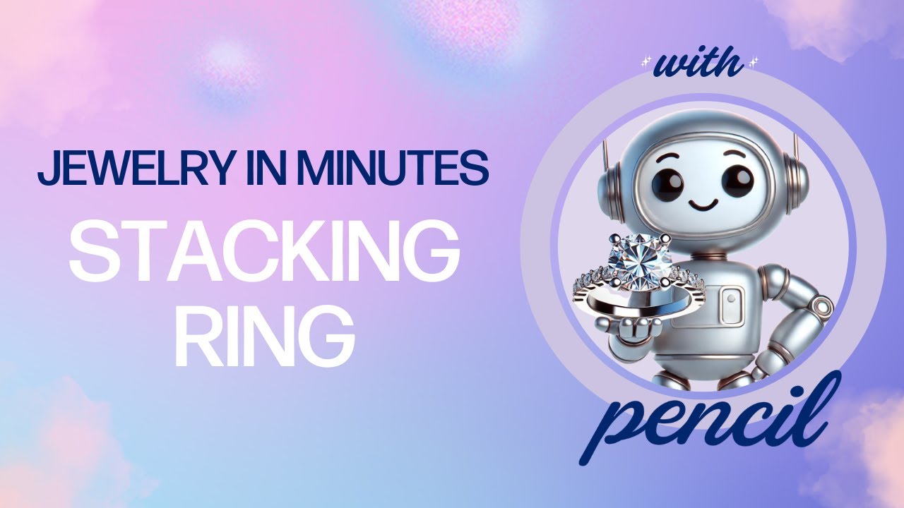 Designing a Stacking Ring | Jewelry Design in Minutes - YouTube