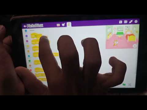 How to use pictoBlox app don't sound you seen and understanding. okay