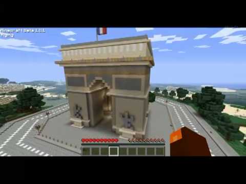 Minecraft - Arc de Triomphe - YouTube