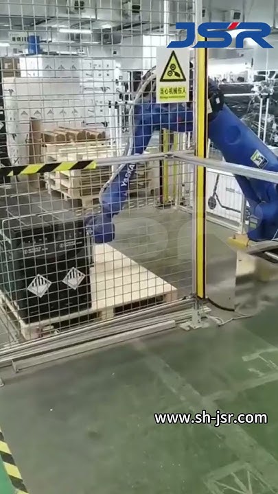 Automatic Palletizing Loading And Unloading SolutionGP180 Industrial Yaskawa Robot #jsr - YouTube