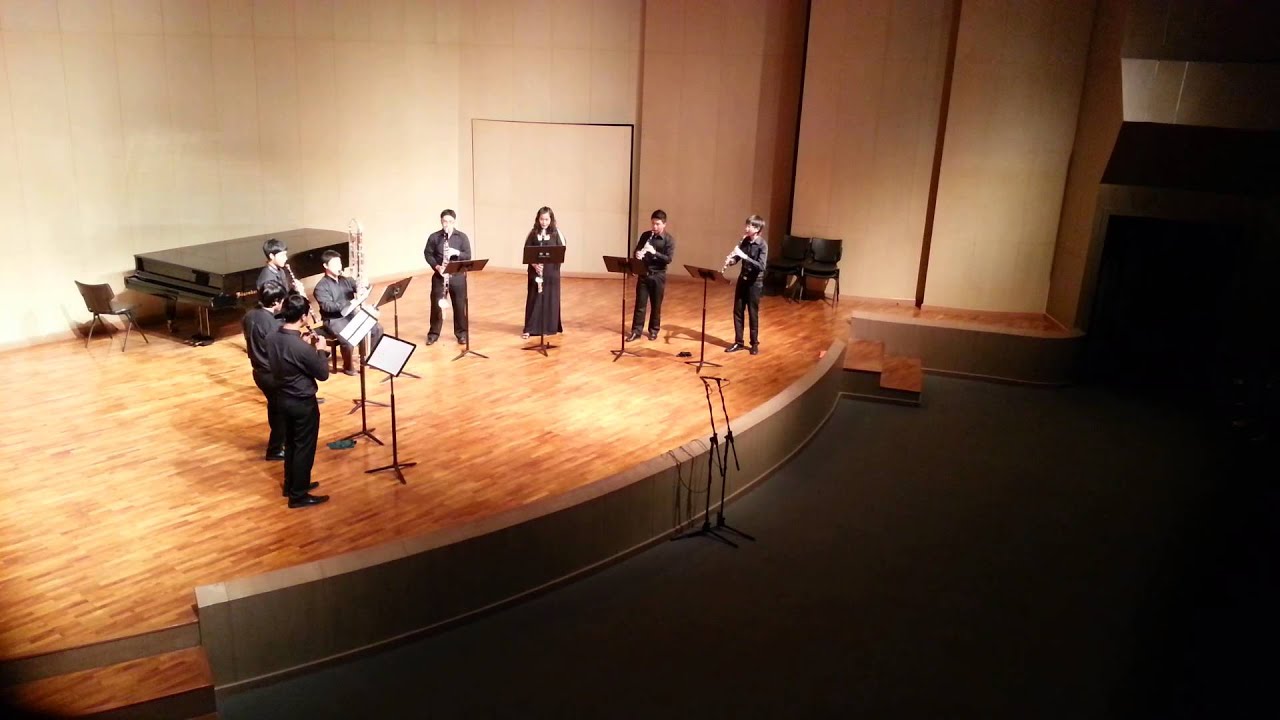 Bangkok counterpoint for Clarinet Choir (2013) - YouTube